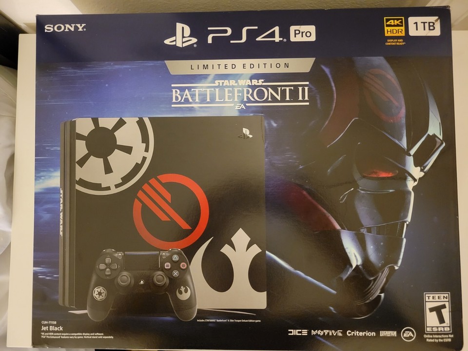 PS4 Pro STAR WARS: Battlefront II Limited Edition / 1TB Read ...