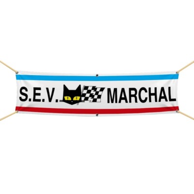 large banner flag 5.5x1.3ft [SEV MARCHAL WHITE]garage room decora 18915 ...