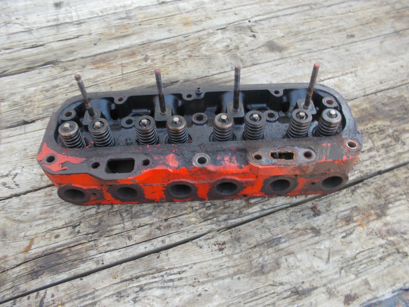 Allis Chalmers WD45 WD 45 AC tractor engine motor cylinder head w ...