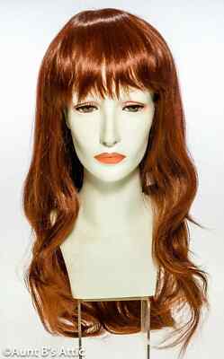 Wig Fever Collection "Sienna" Long Straight W/ Bangs Quality Synthetic ...