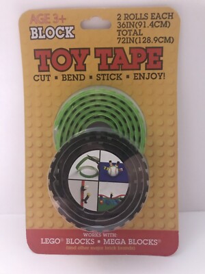 New ~Block Peel & Stick Tape works Legos, Blocks and Mega Blocks | eBay