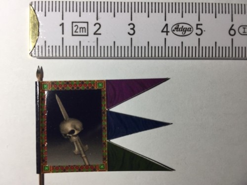 387) 1x 28mm Dark Age Banner of Viking Haestan Last Kingdom Uhtred B ...