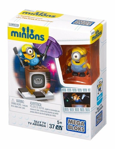 Minions Mega Blocks 37 pc. Silly TV | eBay