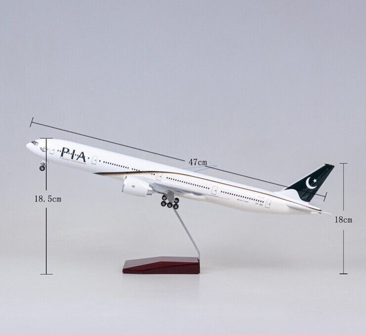 47CM PIA Pakistan BOEING 777-300ER Passenger Airplane Landing Gear ...