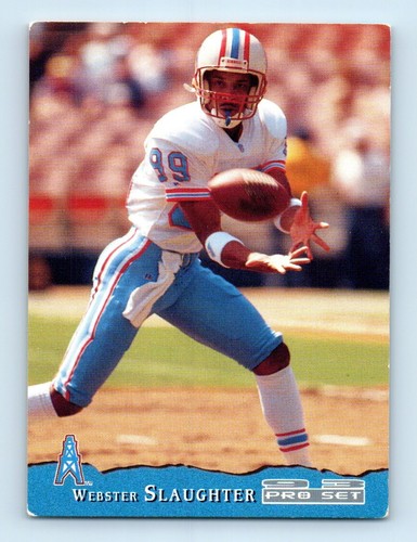 1993 Pro Set Webster Slaughter Houston Oilers #175 | eBay