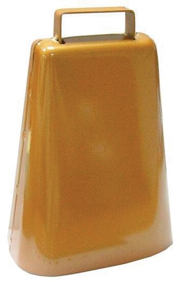 C 110 5 Inch Western Rodeo Bull Riding Copper Plated Steel Bull Bell ...