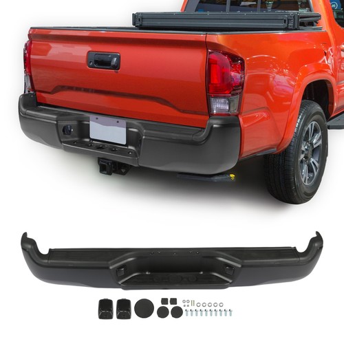 Black Steel Rear Step Bumper Assembly for Toyota Tacoma 2005-2015 no ...