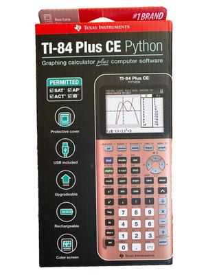 Texas Instruments TI-84 Plus CE Python Graphing Calculator Rose Curve ...