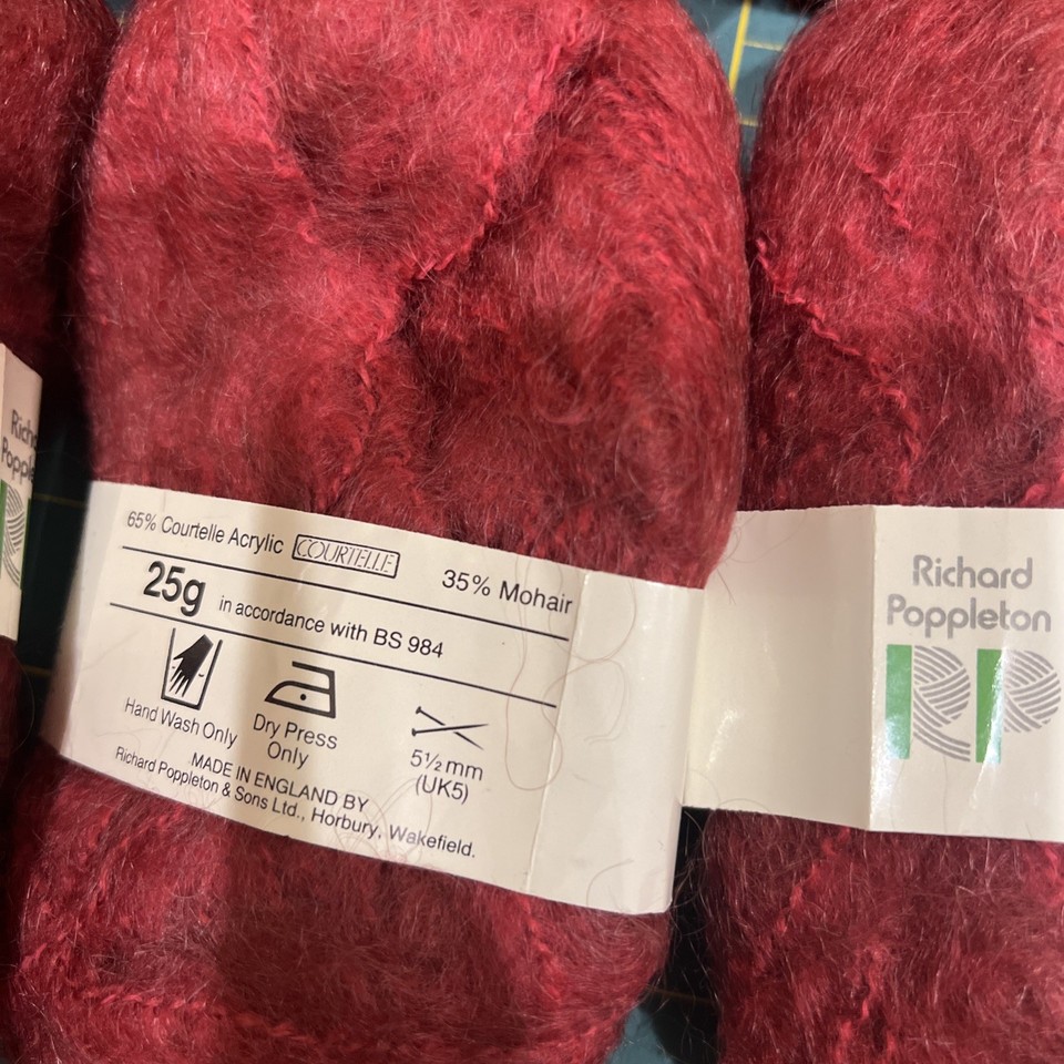 6 skeins Richard Poppleton ~ RIO Deluxe Yarn ~ Dye 4791 Shade 797 ...