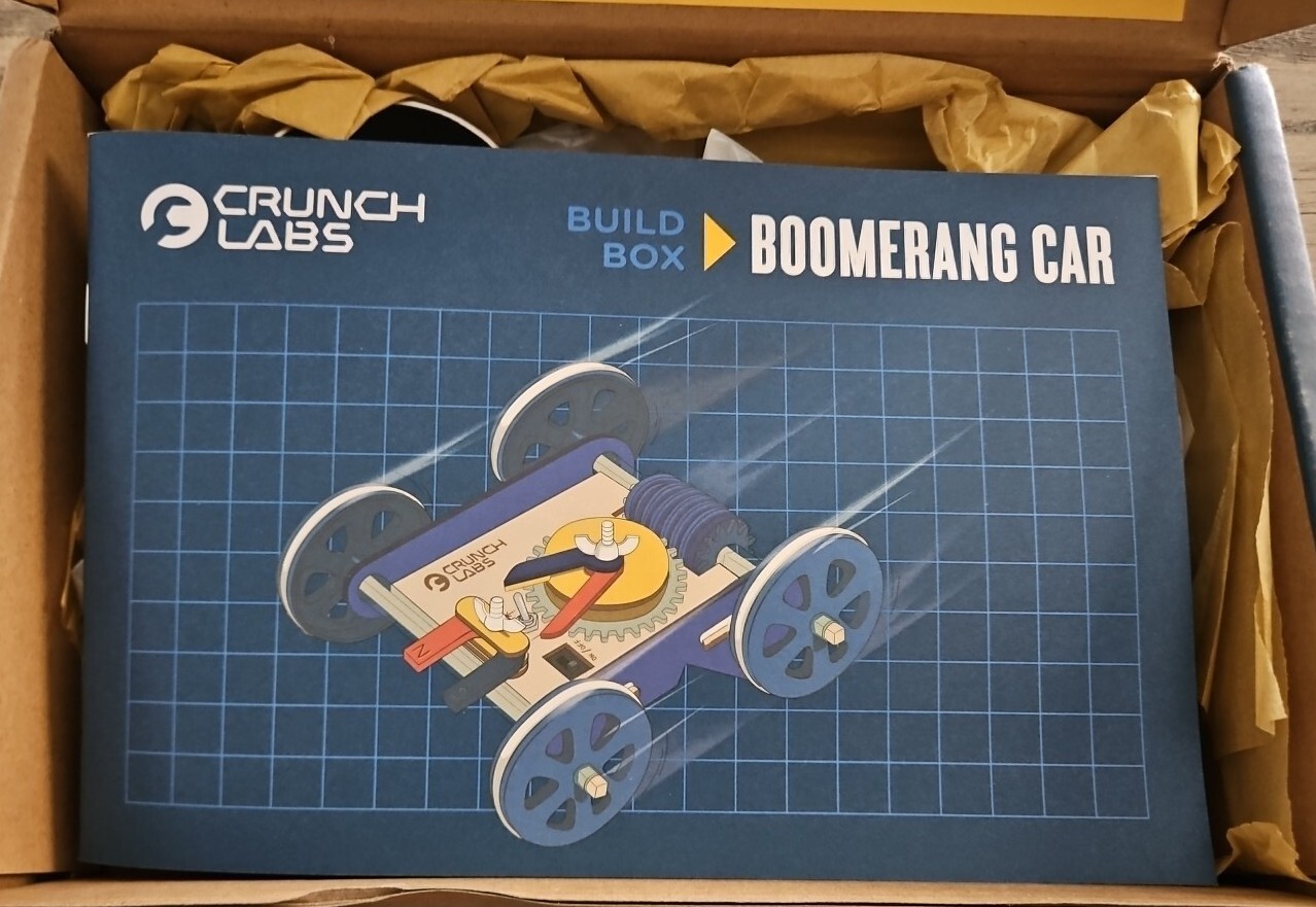Crunch Labs Mark Rober "Boomerang Car" STEM Build Kit Think Like An ...