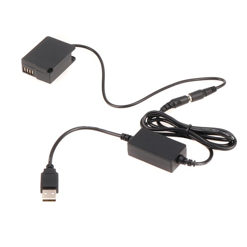 DMW-BLC12 Dummy Battery+5V 2A USB Cable for Panasonic G7 G95 FZ200 ...