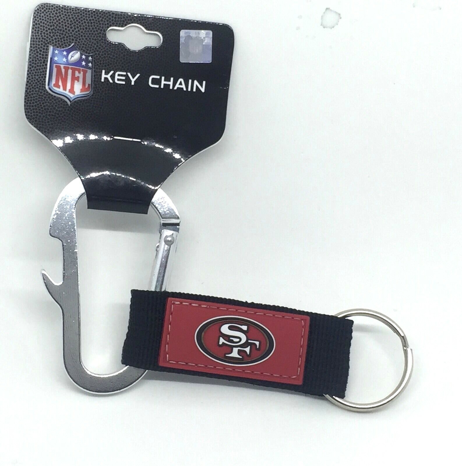 NFL San Francisco 49ers Official Carabiner Climbing Keychain Bottle ...