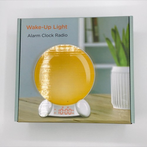 Wake Up Digital Alarm Clock Radio Light Clock AM/FM Radio Bedroom ...