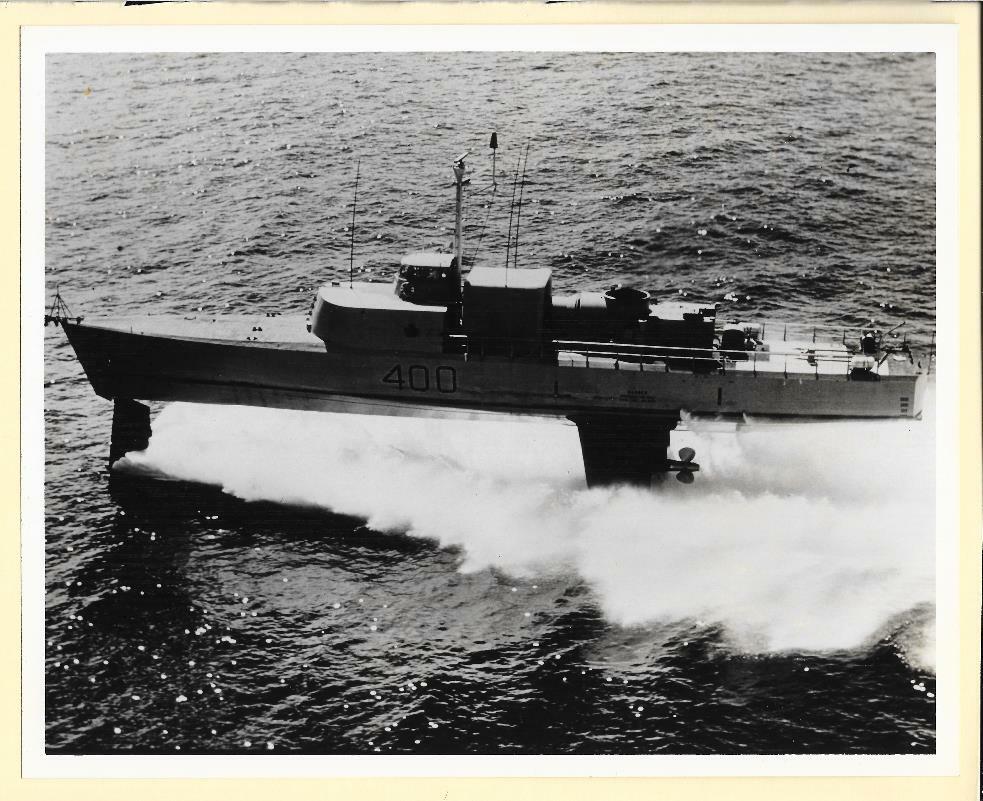 1968-71 Canadian Hydrofoil HMCS Bras d'Or FHE-400 8x10 Reproduction ...