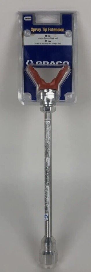 Graco 243040 Spray Tip Extension with RAC IV Guard 10-Inch Gray Max WPR ...