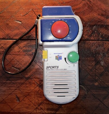 Nintendo 64 Super Mario AM/FM flashlight radio with siren! Tested ...