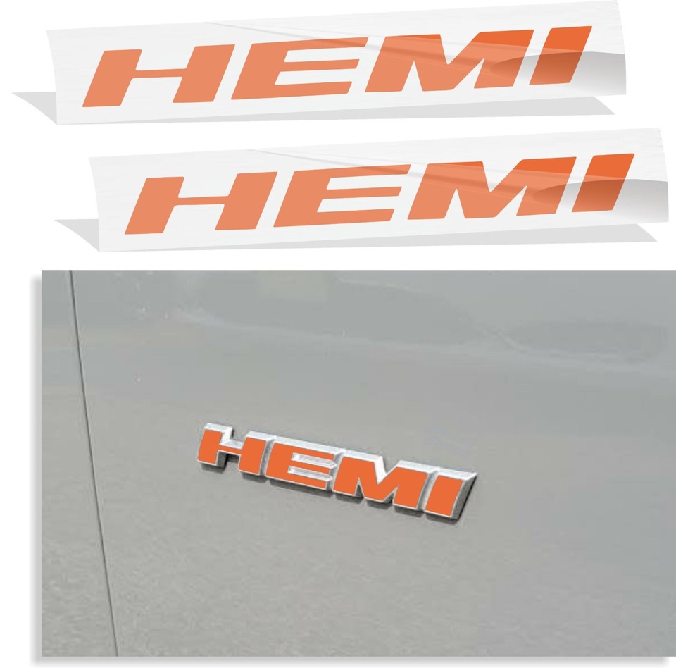 HEMI Fender Badge Overlay Decals (pair) - 2011-2019 Dodge Charger | eBay