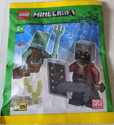 LEGO Minecraft - Drowned and Hero - 662405 New & Sealed 2024 | eBay UK