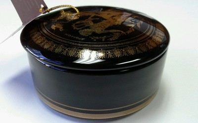 Jewelry/Trinket Box - Handmade Pottery 24K GOLD - Meonis - Made in ...