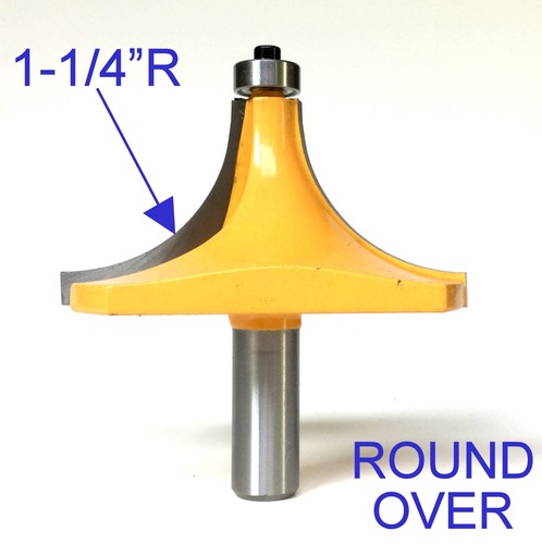 1pc 1/2" SH 1-1/4" Radius Round Over Router Bit S | eBay