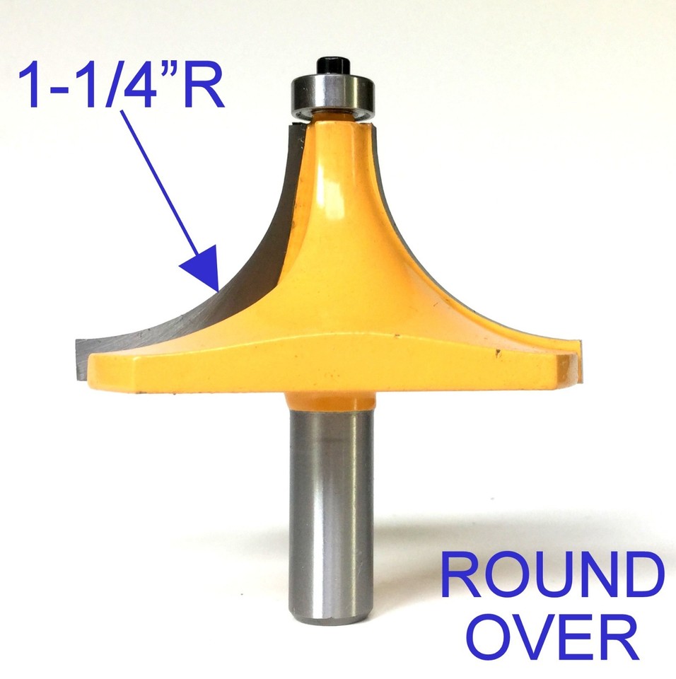 1pc 1/2" SH 1-1/4" Radius Round Over Router Bit S | eBay