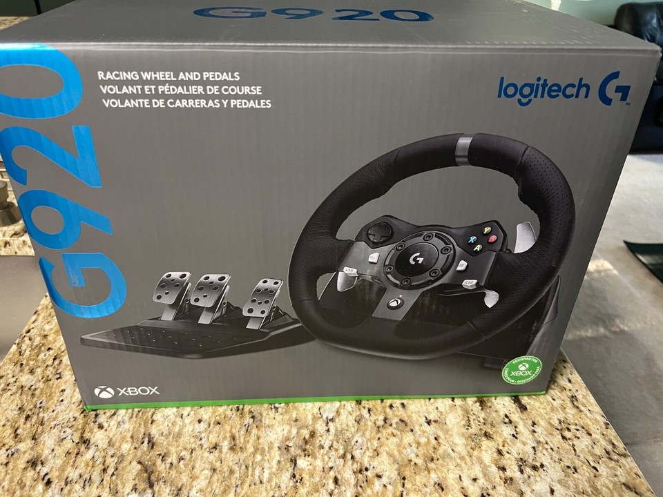 Logitech G920 Driving Force Racing Wheel, Pedals and Racing Games | eBay