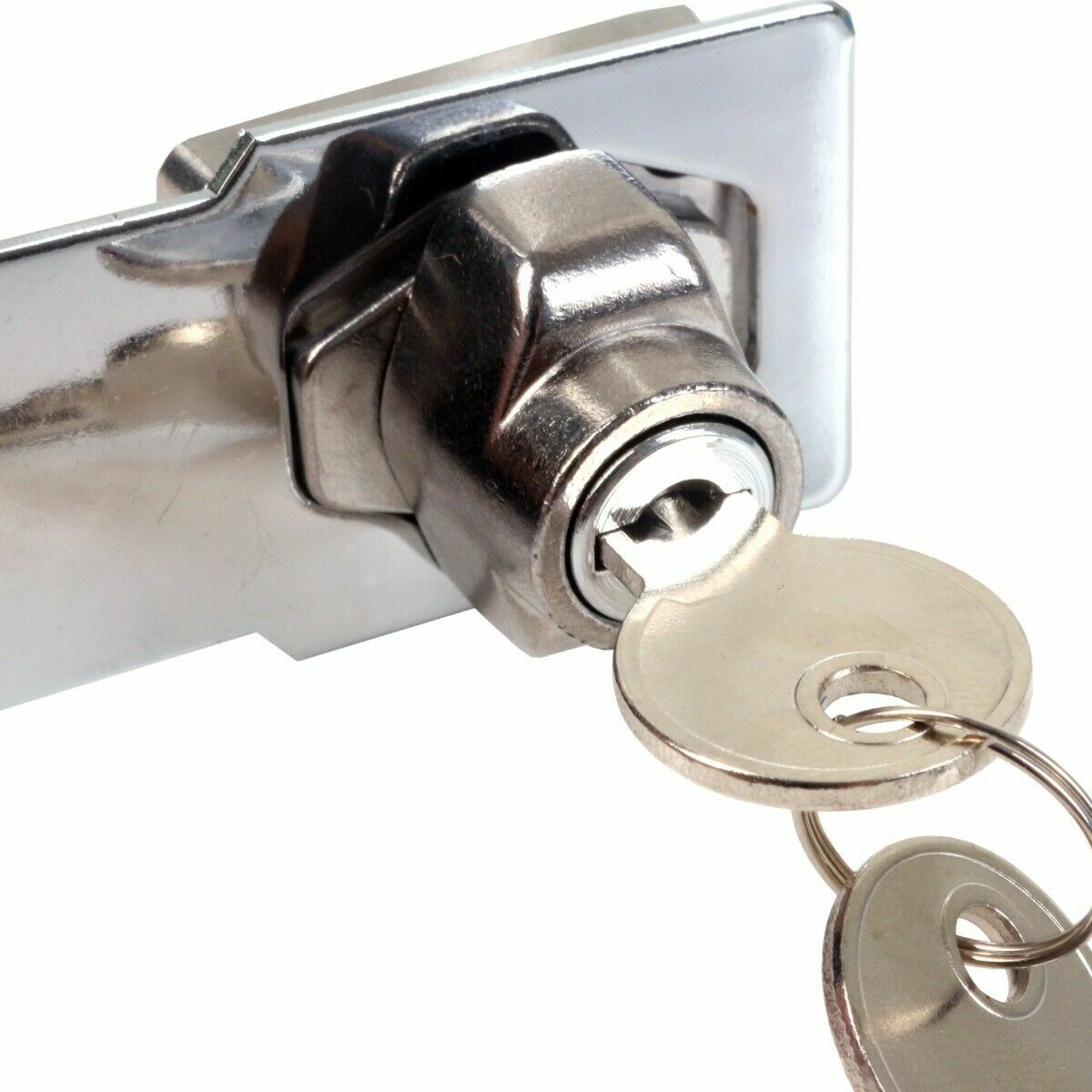 3" 75MM Hasp and Staple With Integrated Lock Self Locking Screws ...