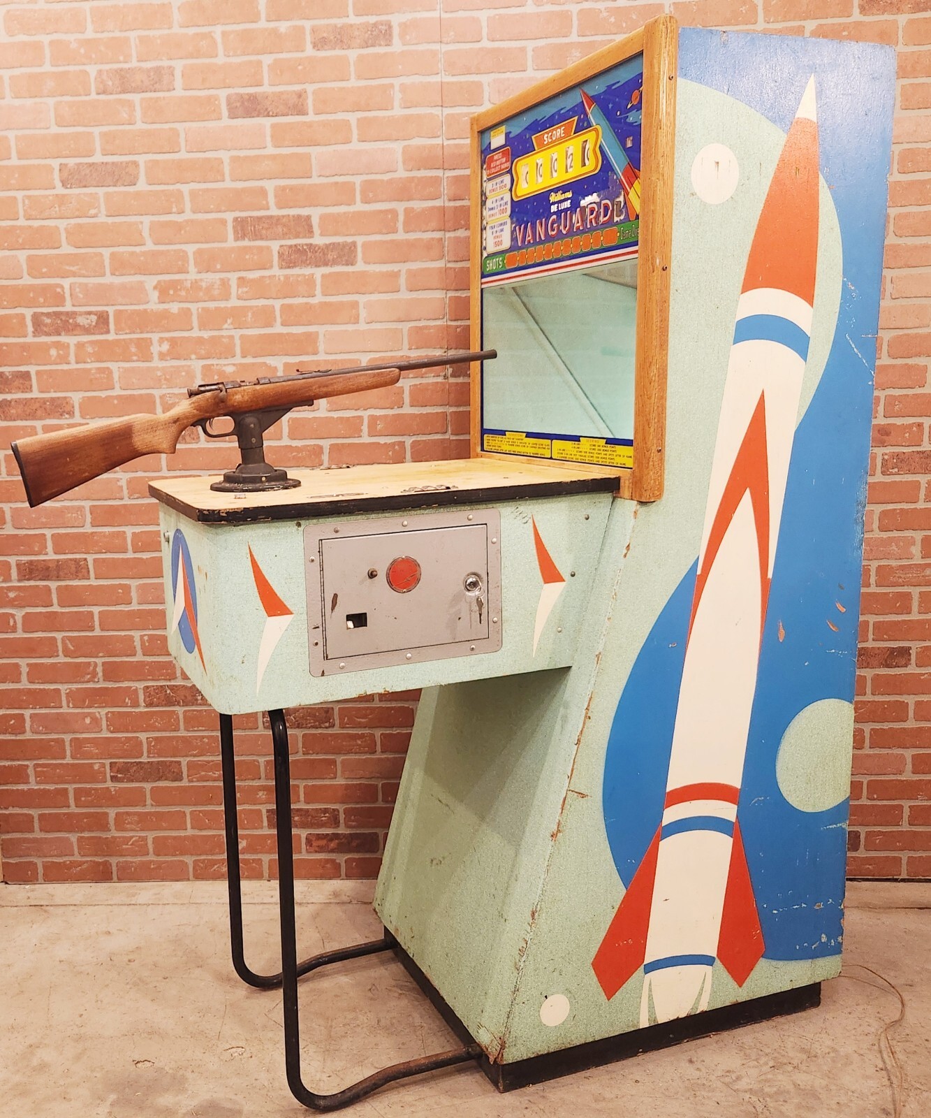 Vintage 1958 Vanguard Deluxe Shooting Arcade Game. Free Delivery to CA ...
