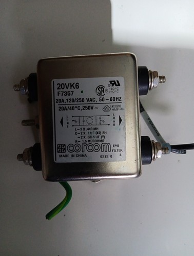 Corcom EMI Filter F7357 20VK6 | eBay