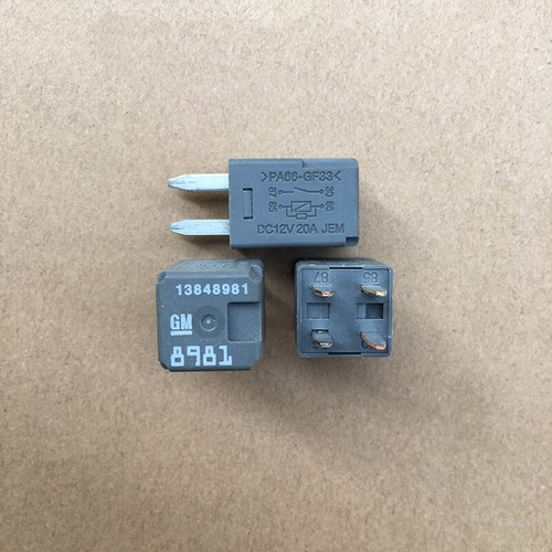 GM 13848981 8981 Automotive Relay 4 Pin 12VDC 20A | eBay