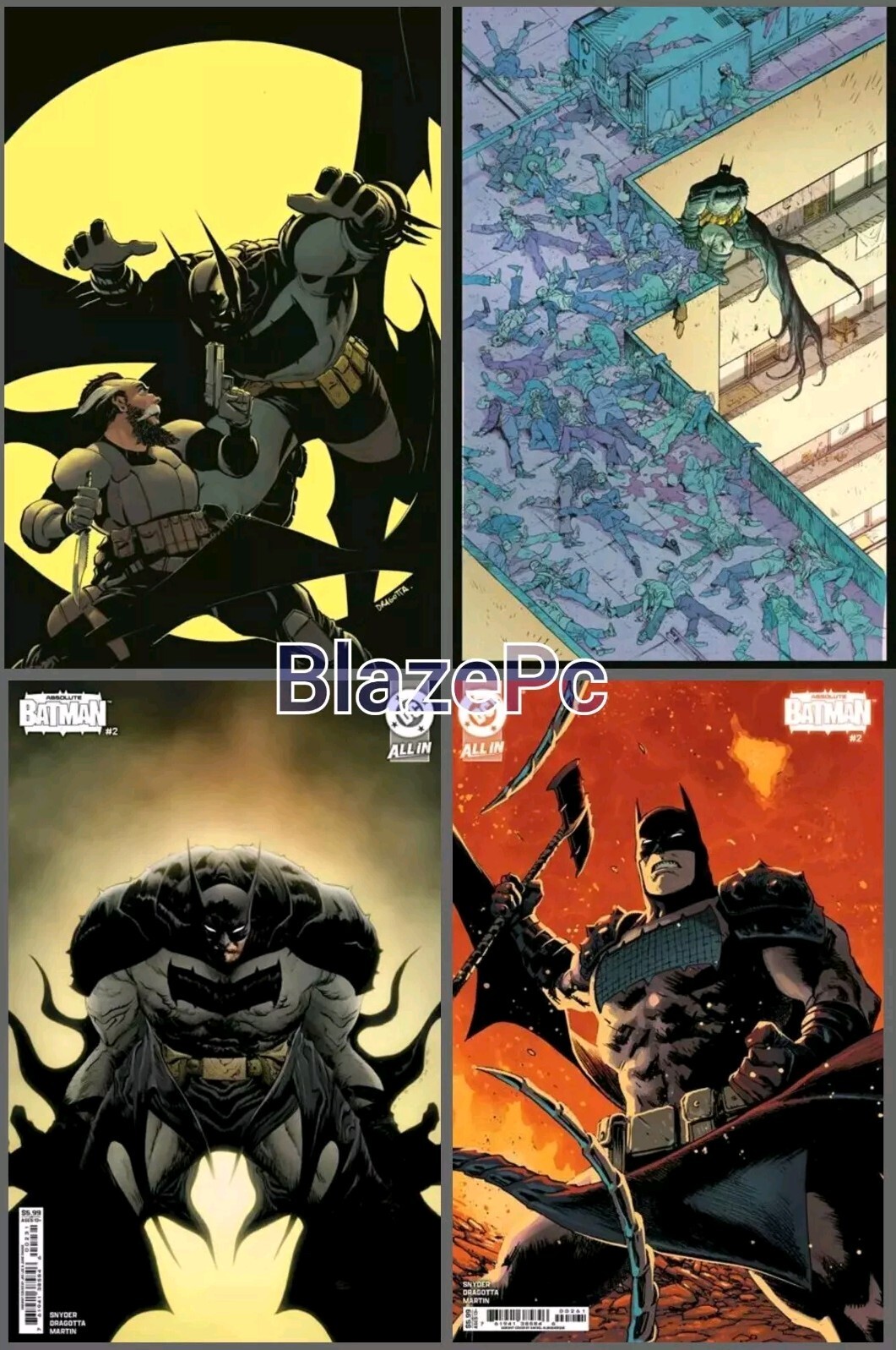 Absolute Batman #2 Cover A B C F Variant Set Options DC 2024 Presale 11 ...