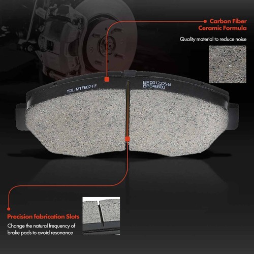 Front Disc Brake Rotors & Brake Pads for Honda Accord 1998-2002 Acura ...