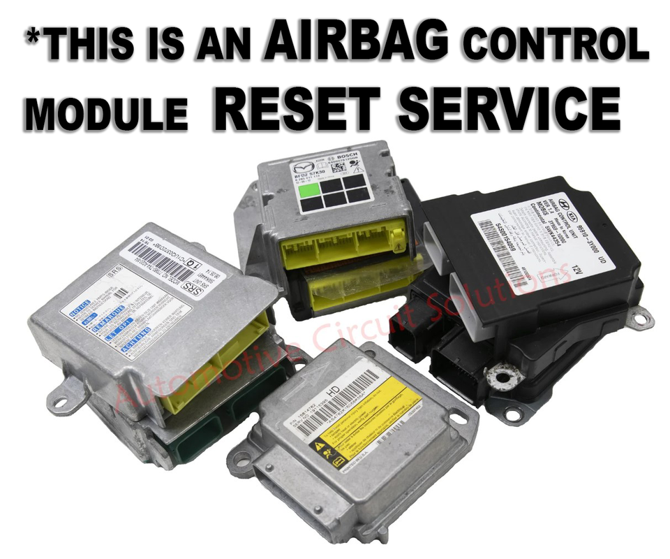 ALL VOLVO SRS AIRBAG CONTROL MODULE *RESET REPAIR SERVICE* | eBay