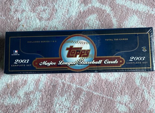 BRAND NEW (PLASTIC IS STILL ON) Topps 2003 Set of Series 1 & 2 Baseball ...