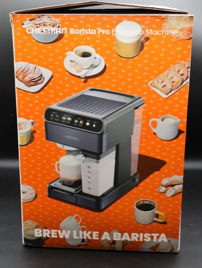 Chefman Barista Pro 6-in-1 Espresso Machine, Stainless Steel | eBay