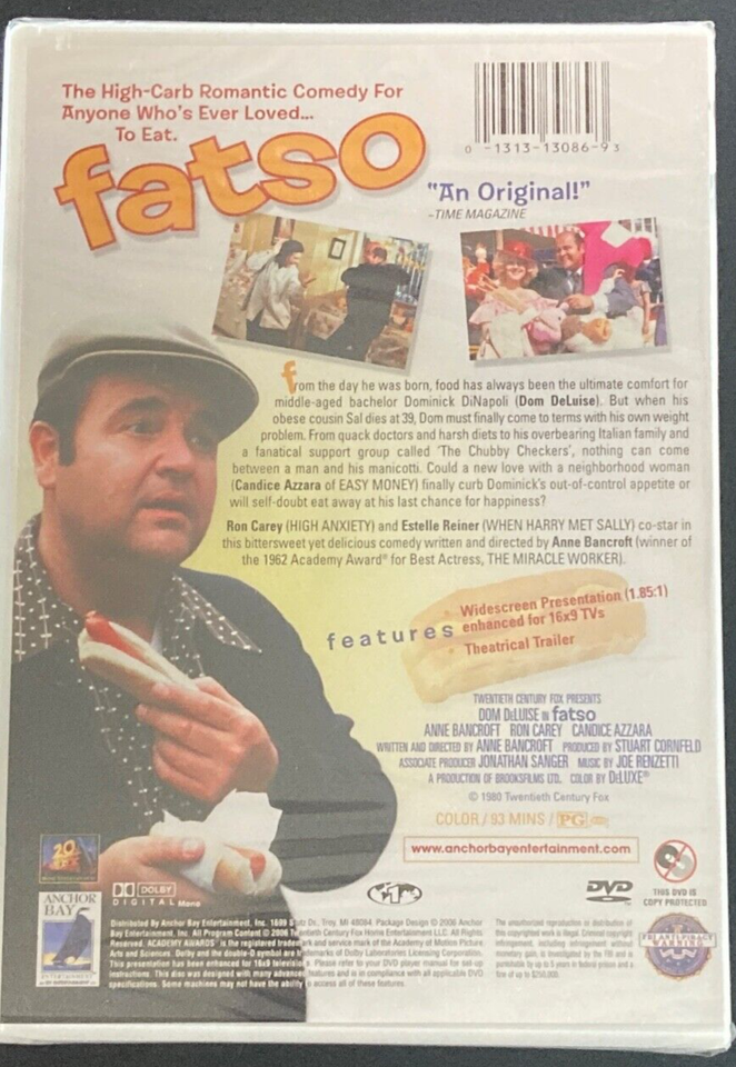 Fatso (DVD, 2006) 13131308693 | eBay