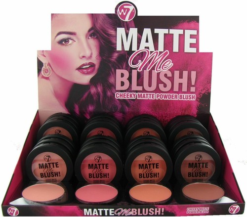 W7 Pressed Powder Matte me BLUSH Blusher Compact | eBay