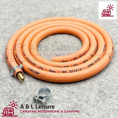 Caravan External Gas BBQ Point Outlet Nozzle & 2m Hose Caravans Pre ...
