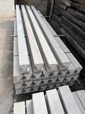 •New• Reinforced Intermediate Concrete Garden Fencing Posts - 9Ft | eBay UK