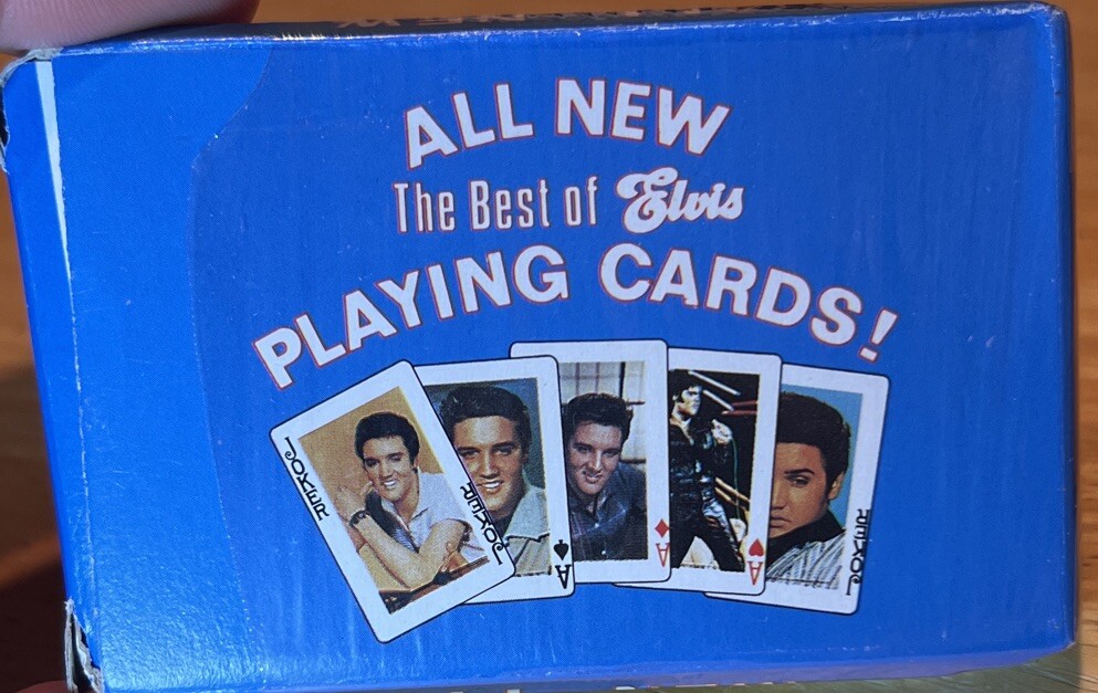 Vintage 1988 Elvis Presley "All new the best of Elvis" playing cards | eBay