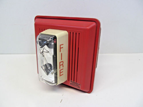 EDWARDS EST 757-8A-T Temporal Horn Wall Strobe W/747A-WB backbox | eBay