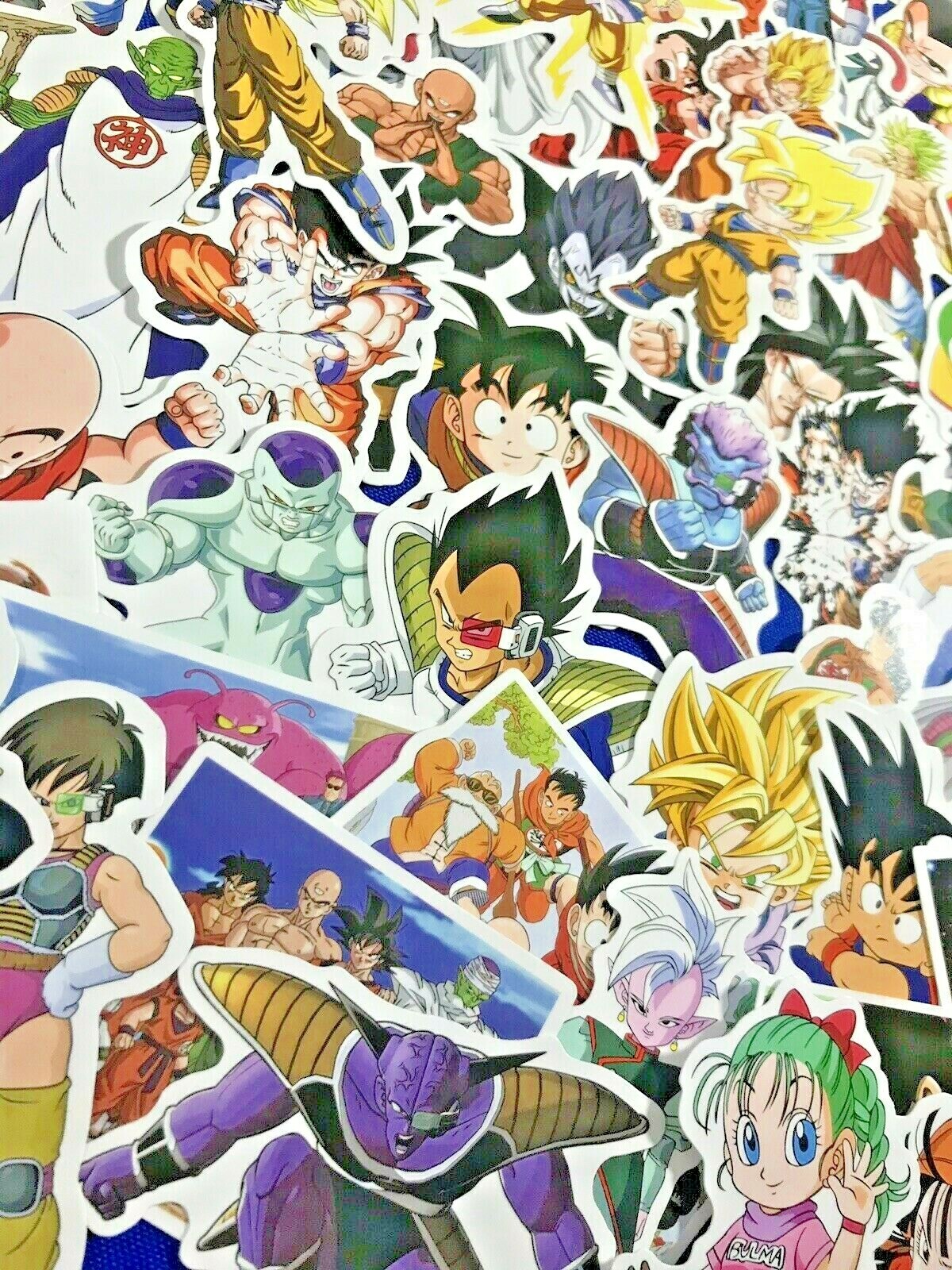50 Random Dragon Ball Z GT Laptop PS XBOX Phone Character Decal Sticker ...
