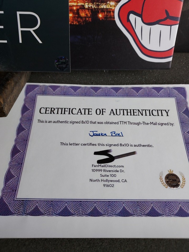 Jessica Biel (The Sinner Actress) Signed Autographed 8x10 photo - AUTO ...