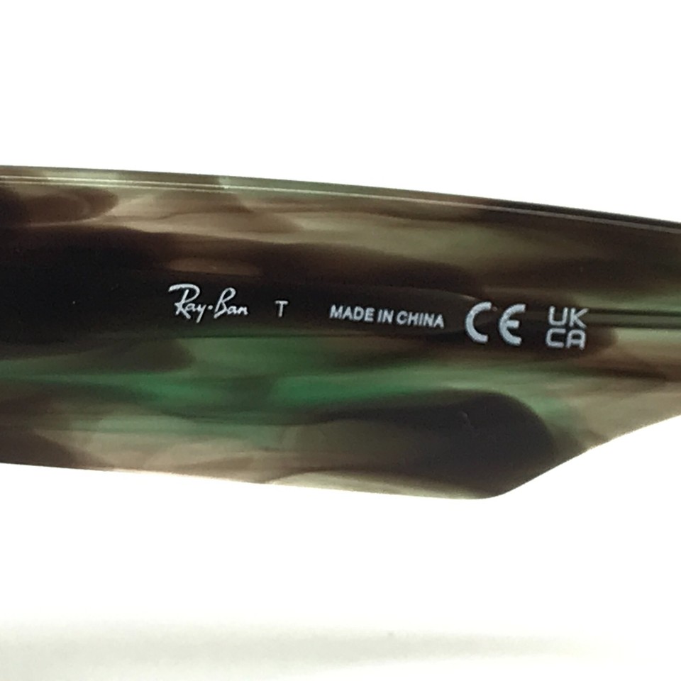 Ray-Ban Eyeglasses Frames RB0840V MEGA WAYFARER 8297 Clear Green Brown ...