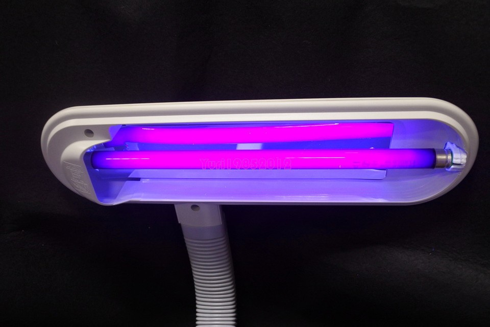 UV-A Longwave 352nm Ultraviolet Table Blacklight UV Lamp Fluorescence ...
