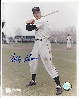 Bobby Thomson New York Giants Signed Auto 8x10 Photo Autograph | eBay