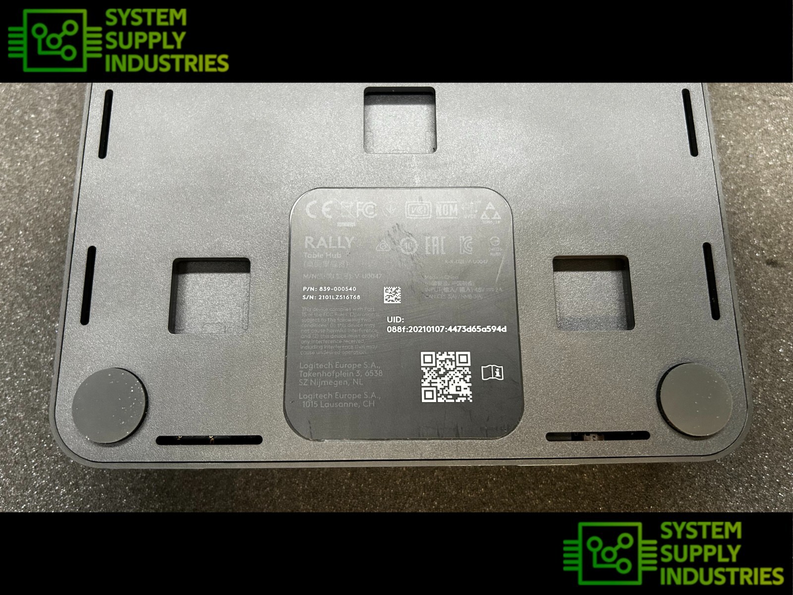 Logitech Table Hub for 4k HDMI Video Conferencing PN: 839-000540 | eBay