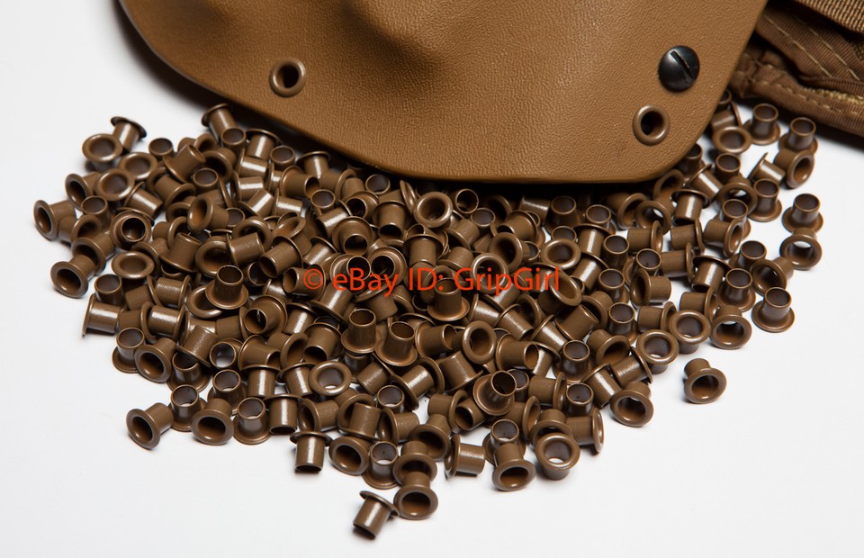 50x #8-9 1/4" Coyote Rivets Eyelets Custom DIY Kydex Holster Hardware ...
