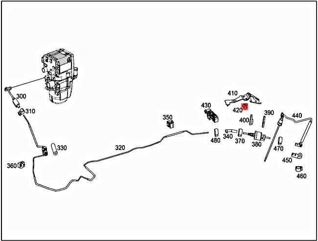 Genuine MERCEDES X222 A197 A205 A217 C190 C197 C205 Plastic nut ...