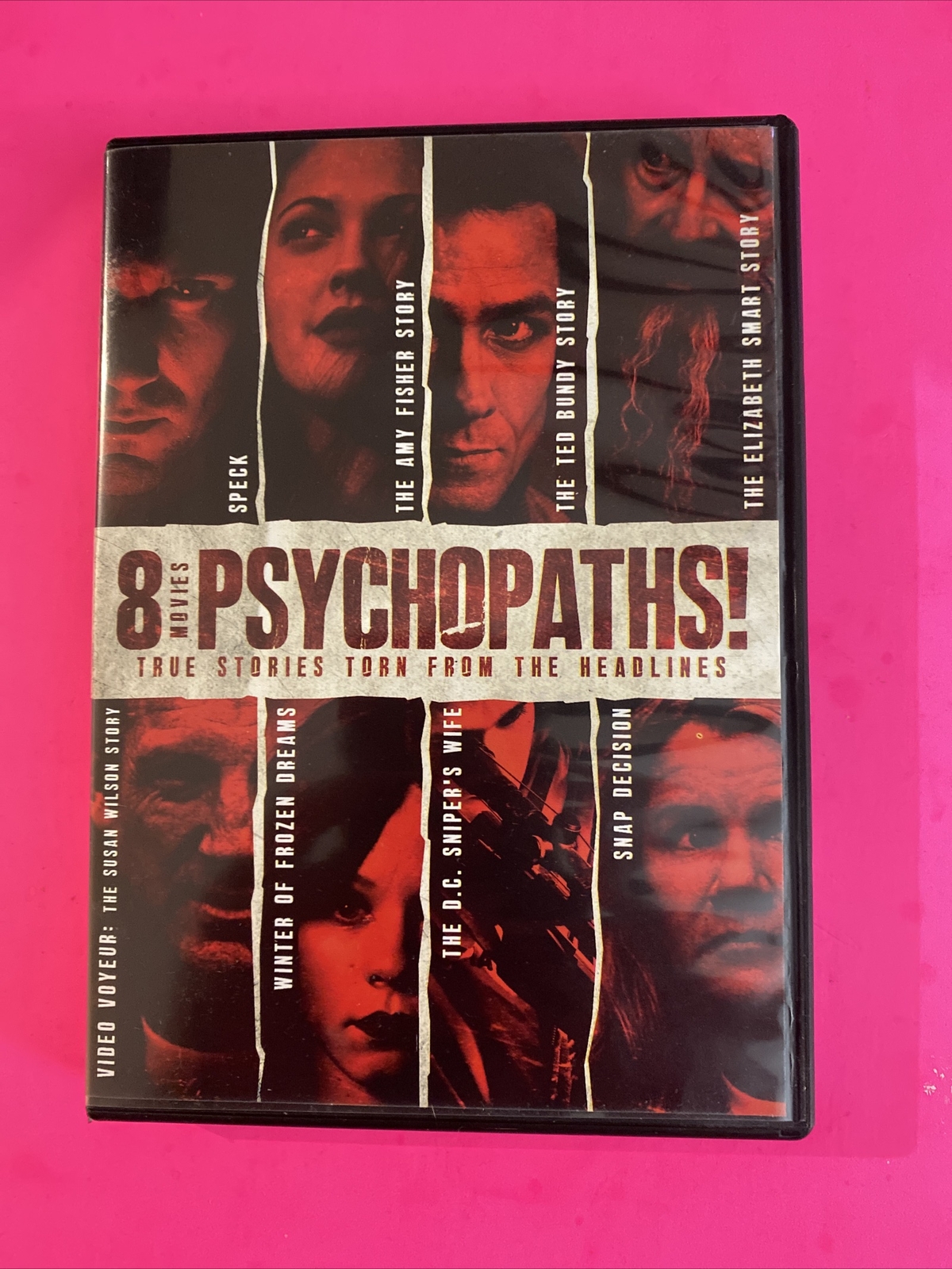 PSYCHOPATHS 8 MOVIES (2 DVD 2014) ECHO BRIDGE - LIKE NEW CONDITION FREE ...